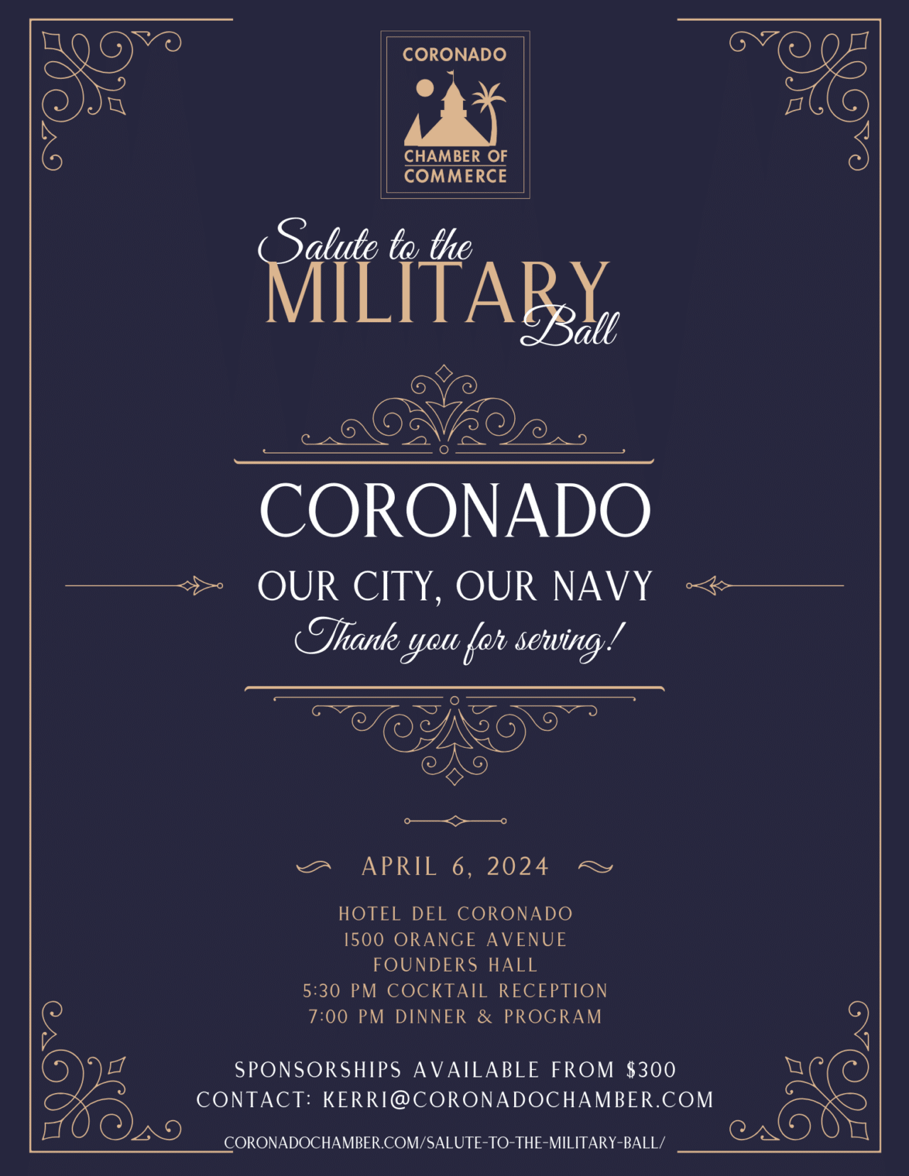 Salute to the Military Ball | Coronado Chamber of Commerce